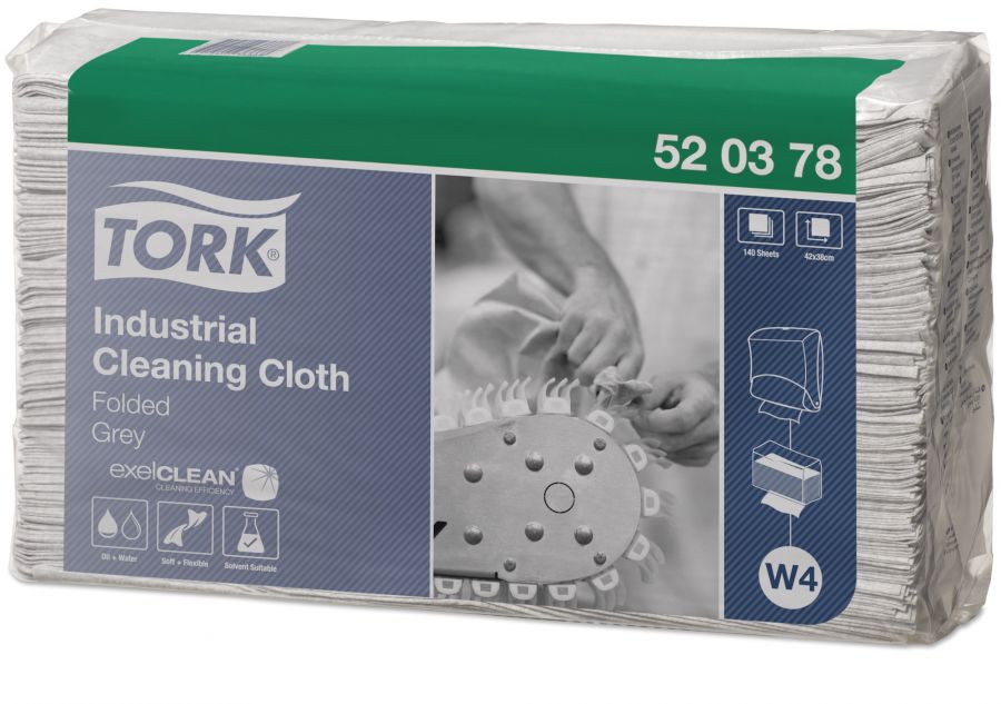 Купи Tork Индустриални кърпи Premium Multipurpose Cloth 520 Grey Folded ...